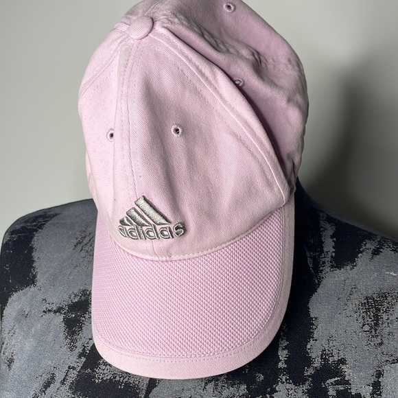 adidas | Accessories | Adidas Pink Womens Ball Cap Adidas Logo ...